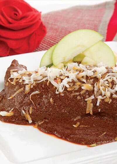 Receta de Pollo con manzana y salsa de chocolate » Cocina con Alegría