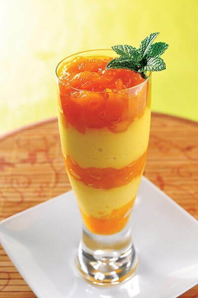 Receta de Copas de mango con crema de coco » Cocina con Alegría