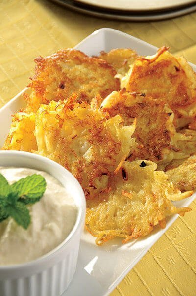 Receta de Botana de papa con dip de cebolla » Cocina con Alegría